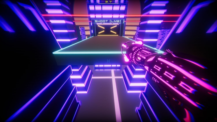 【Neon Boost | Steam】評価･レビュー 自身を吹き飛ばしてステージを駆け抜ける3Dアクション | げーむびゅーわ